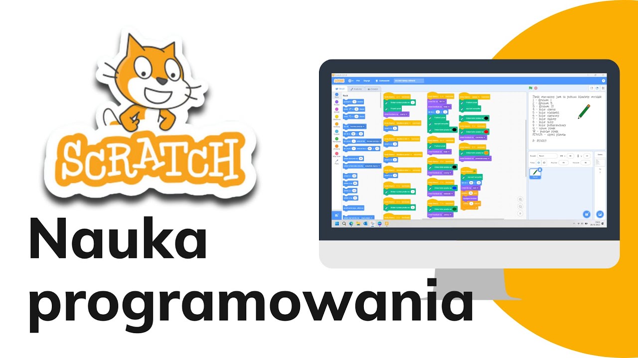 SCRATCH zapisywanie projektu na lokalnym komputerze - YouTube