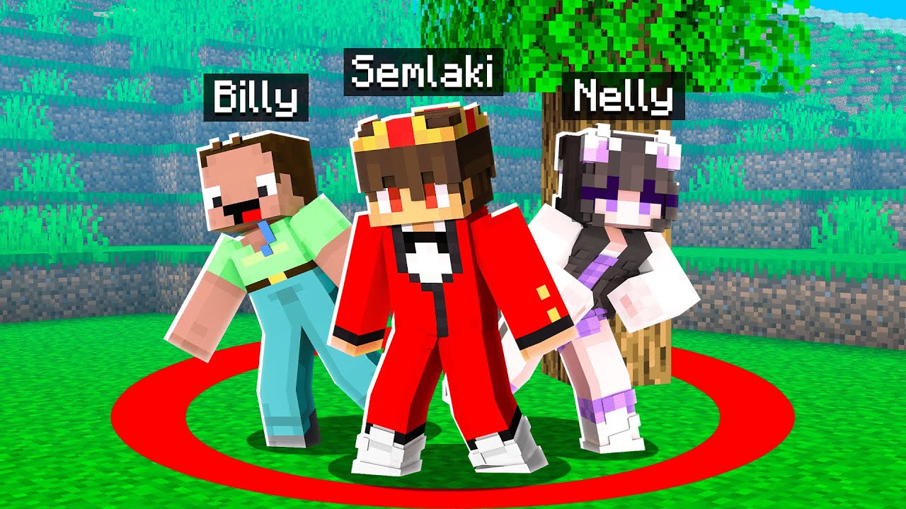Semlaki und Billy Dürfen NICHT Den KREIS VERLASSEN in Minecraft! - YouTube