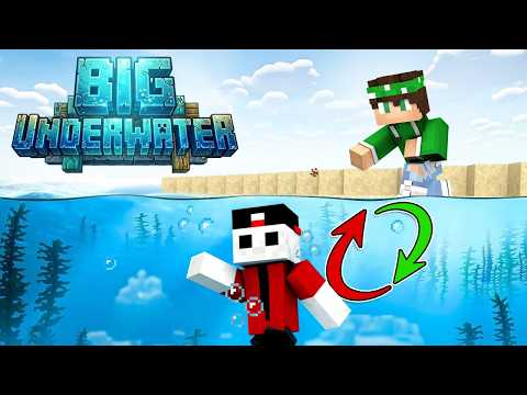 CAMBIO COMPLETAMENTE LA VITA DEI MIEI AMICI nella BIG UNDERWATER su MINECRAFT!
