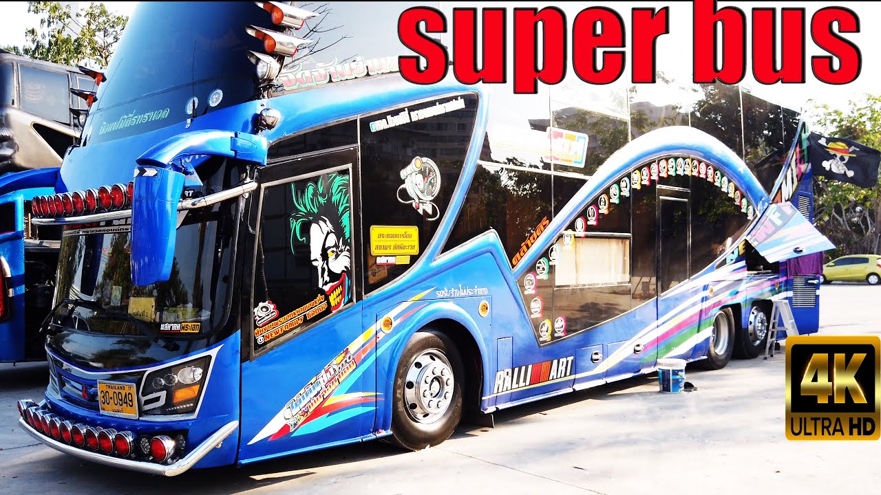 Super bus SCANIA vs MITSUBISHI - YouTube