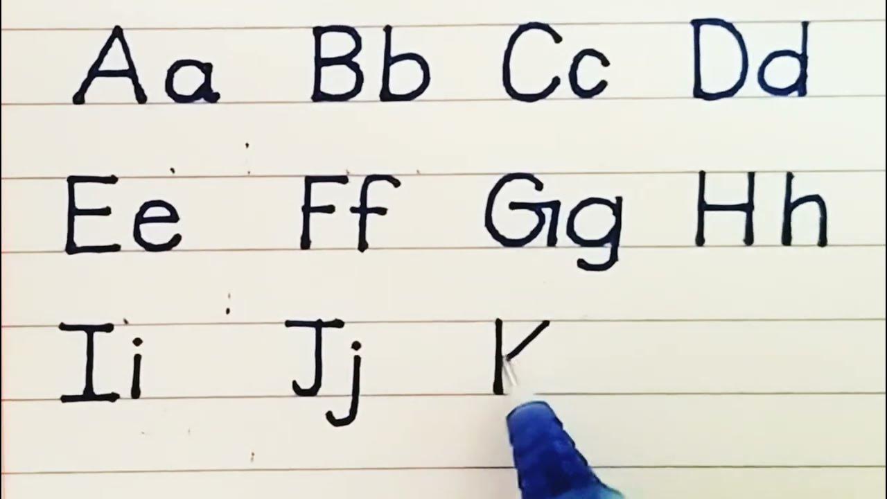 How to write A to Z in capital and small letters|Improve your ...