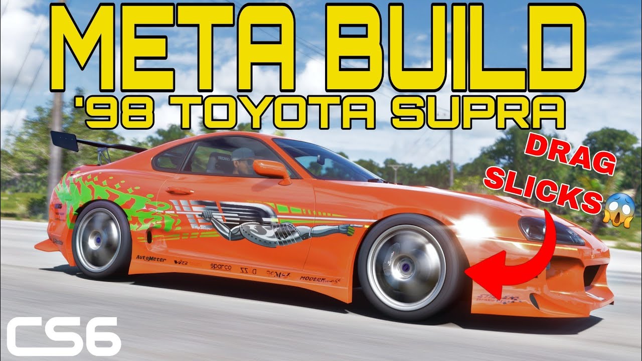 Forza Horizon 5 - Toyota Supra On DRAG SLICKS! - B Class META Build Let ...