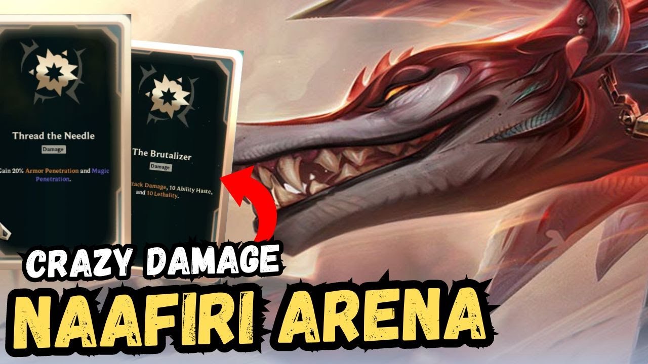 Naafiri INSANE Damage Carry W/ Thread the Needle and The Brutalizer ...