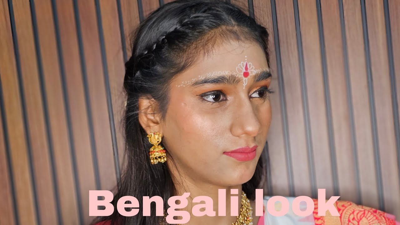 Bengali Look Tutorial Easy - YouTube