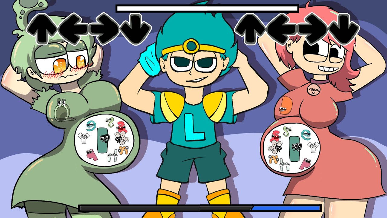 FNF Alphabet Lore: Alphabet Lore But Fixing Letters in FNF be like ...