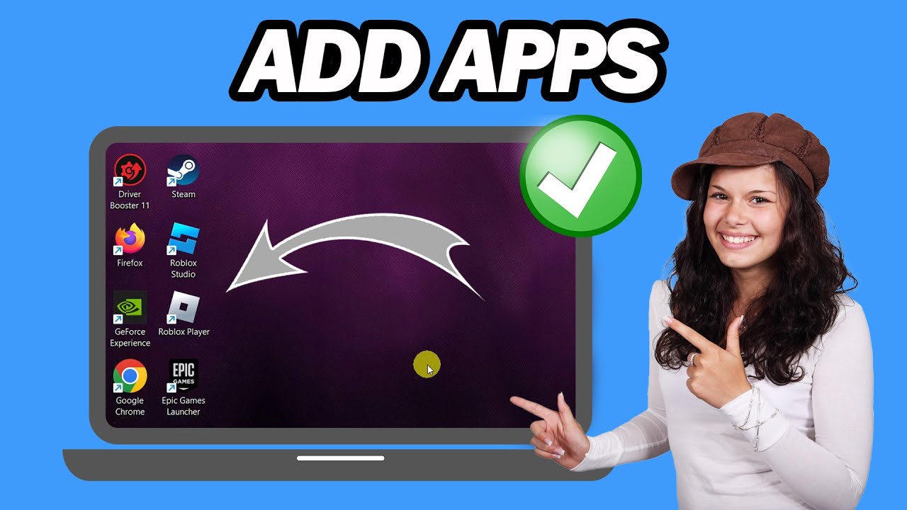 How to Add Apps to Desktop on Windows 11 | Step by Step - YouTube