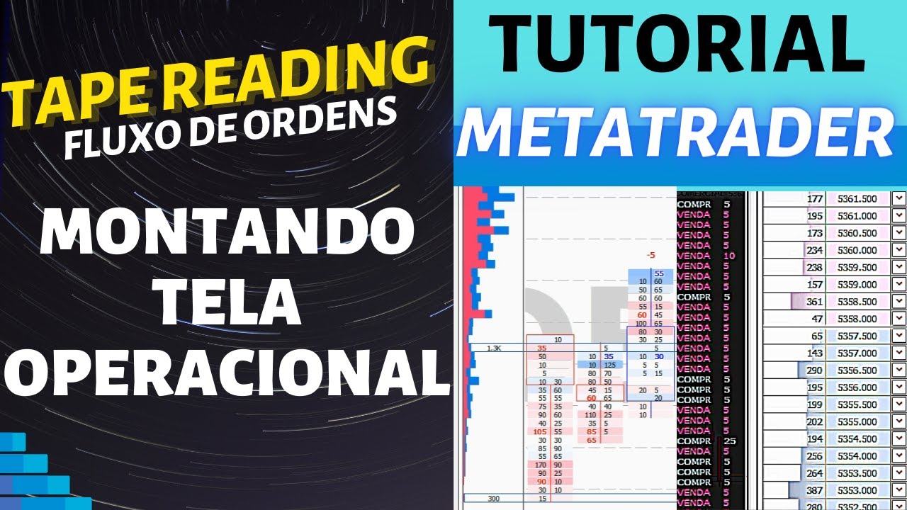 📝 TUTORIAL Montar Tela Tape Reading - Fluxo Ordens Atualizado - YouTube