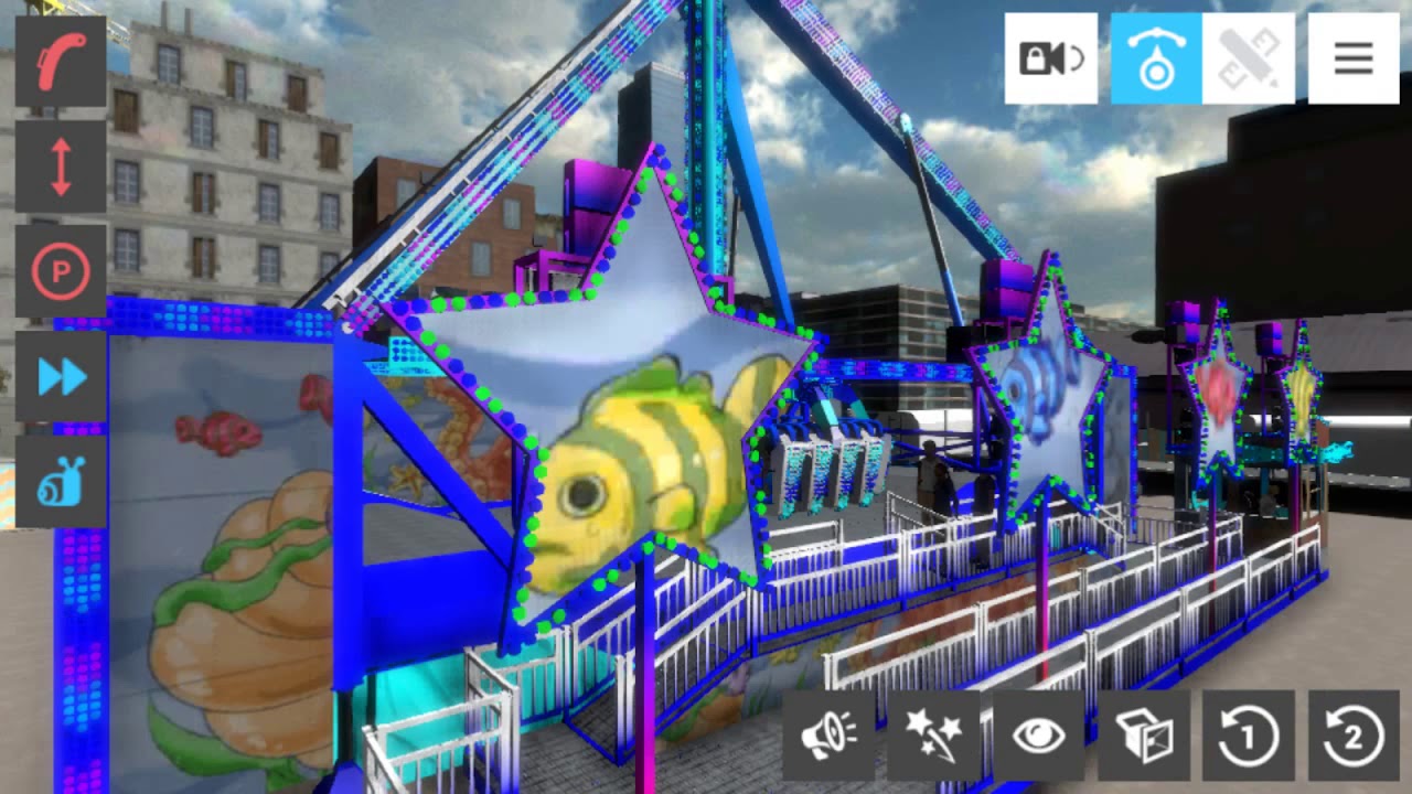 KMG Hydra ride @ Funfair Ride Simulator 4 - YouTube