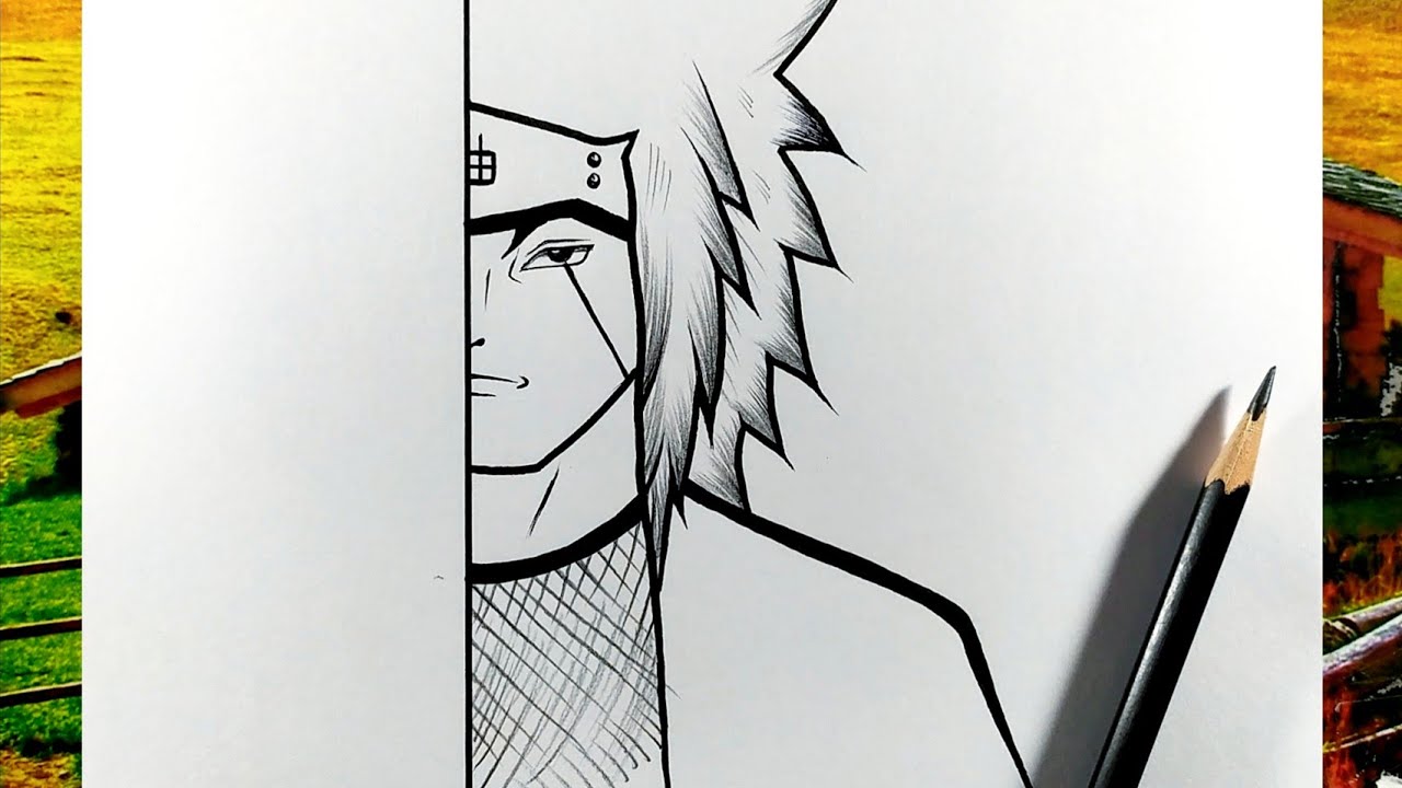How to draw Shisui Uchiha step by step || Anime drawing tutorial - YouTube
