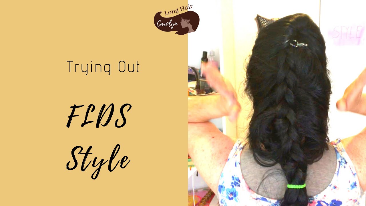 Trying an FLDS Hairstyle - YouTube
