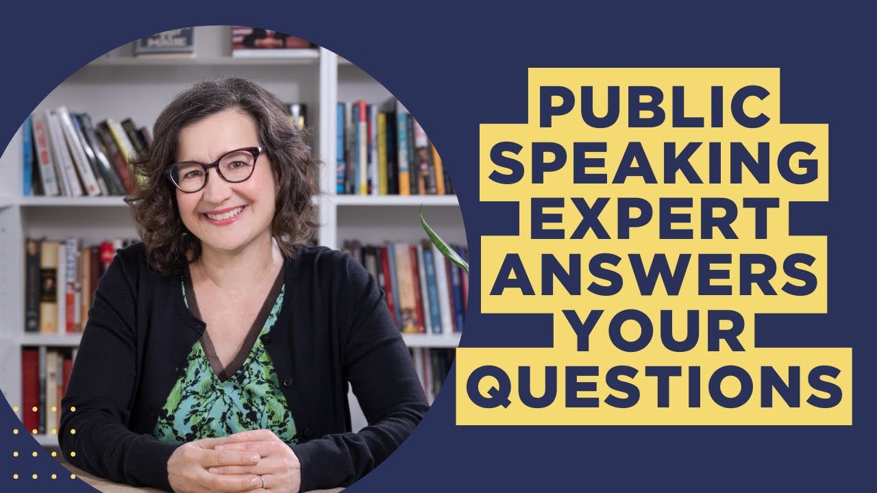 Public Speaking Expert Answers Your Questions - YouTube