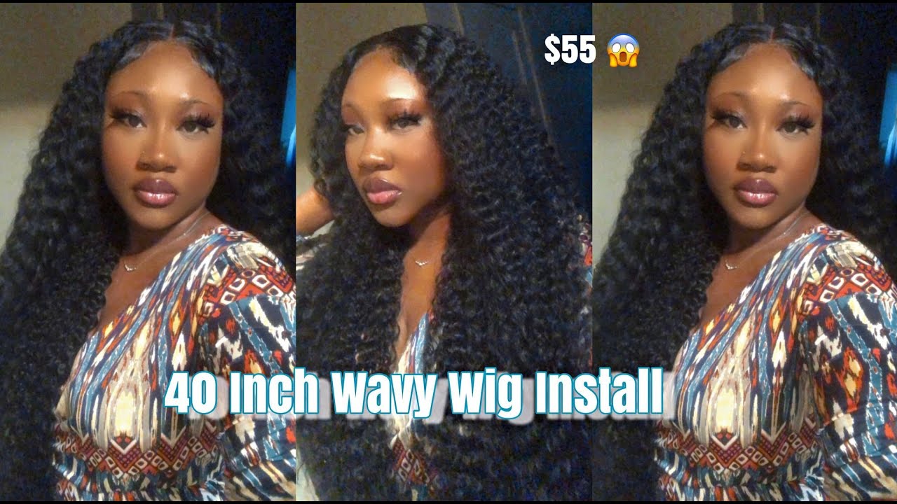 CURLY SYNTHETIC WIG INSTALL ft FECIHOR HAIR | SYNTHETIC WIGS - YouTube