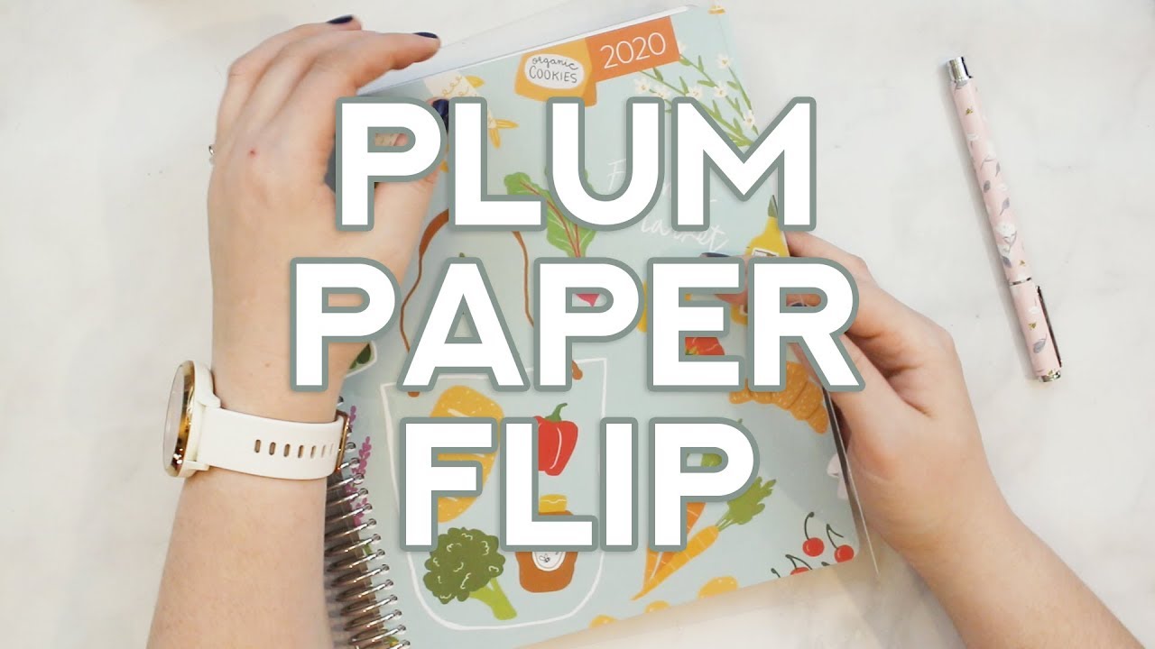 Plum Paper Planner Flip | 7 x 9 Vertical Lined Mini-Review - YouTube