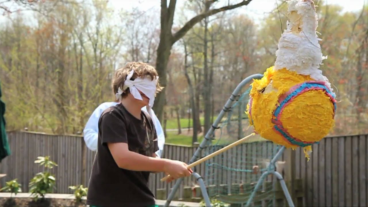 Easter Piñata Beat Down - YouTube