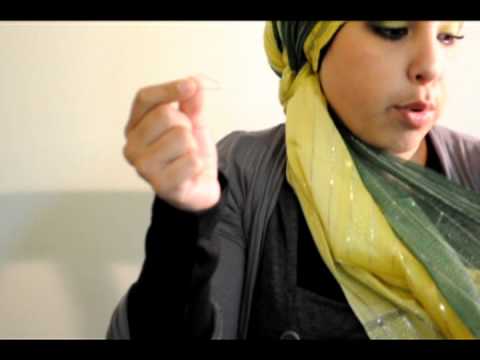 Quick & Easy Fancy Hijab Style 1