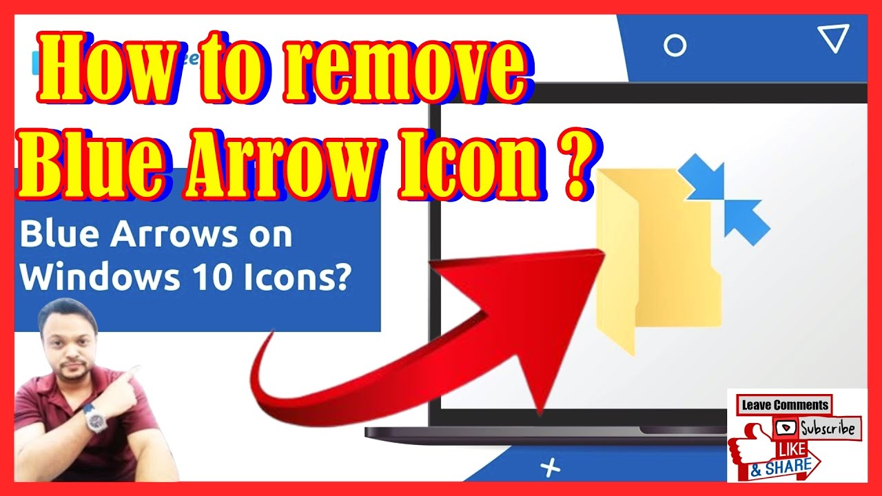 How To Remove Double Blue Arrows From Every Icons Windows 10 window Ma how-to-remove-double-blue-arrows-from-every-icons-windows-10-window-ma