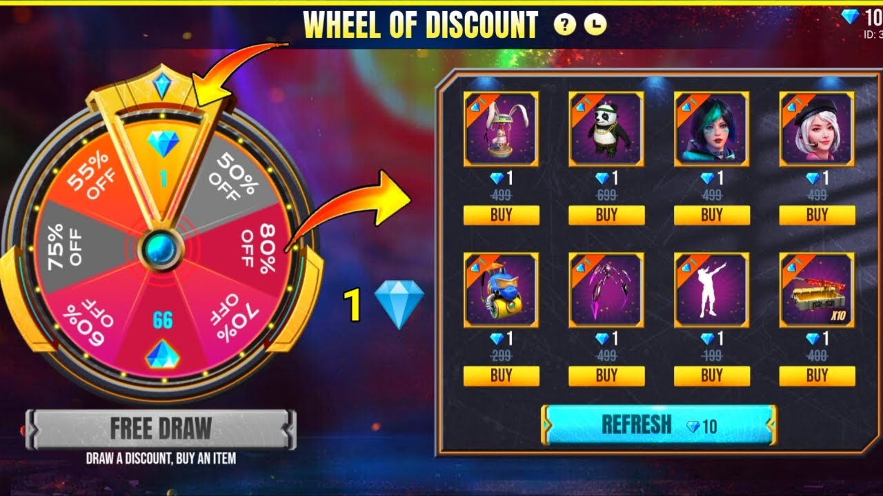 Only 1 💎 For Everything !! - Garena Free Fire - New Event - YouTube