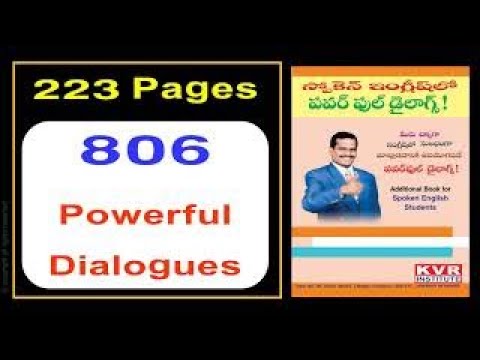 How to learn English quickly | Learn English Through E Books | Advanced Learning | KVR Institute ...