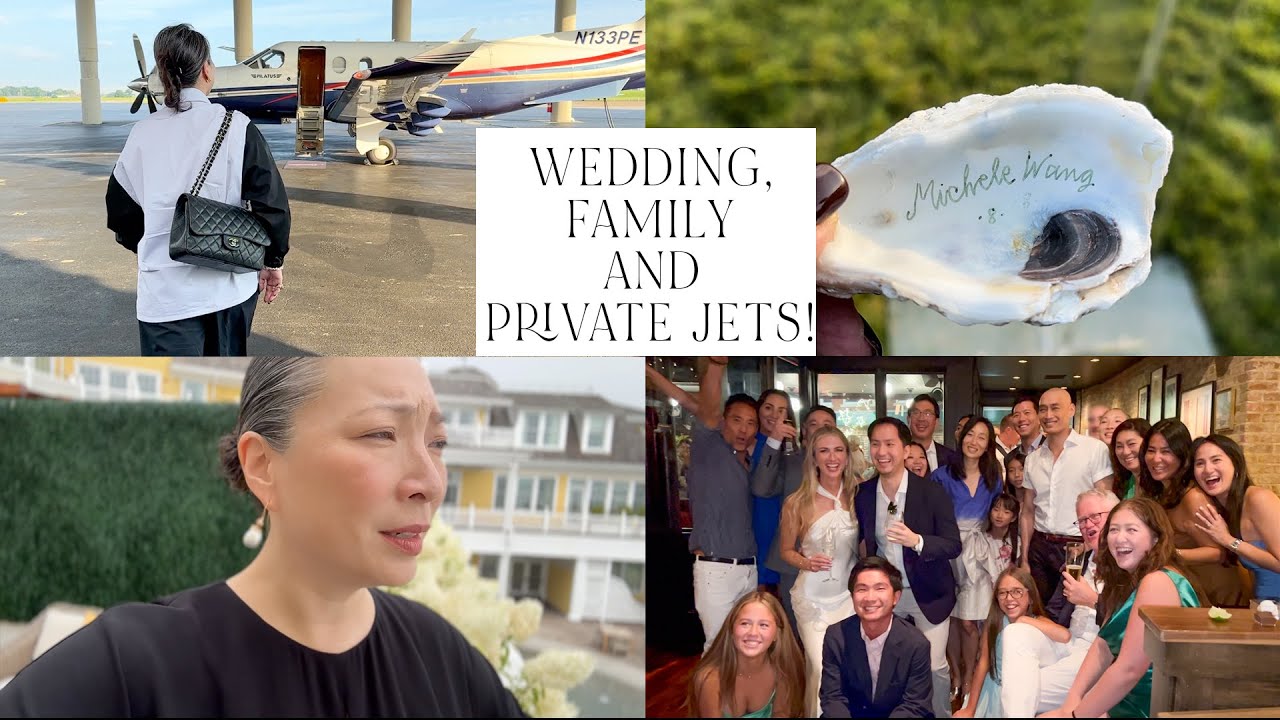First Time On A Private Jet! Come To A Wedding With Me! - YouTube