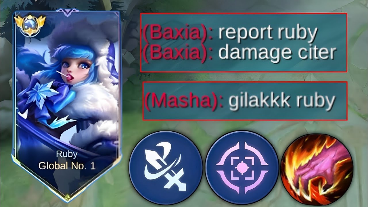 Ruby Jungle Damage Cheater Wkwkw - YouTube