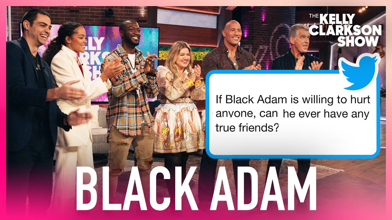 'Black Adam' Cast Answers Twitter's Burning Questions - YouTube