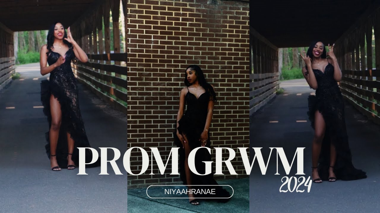 GRWM/VLOG: PROM EDITION 2024! | hair, nails, makeup etc. | NIYAAH RANAE ...