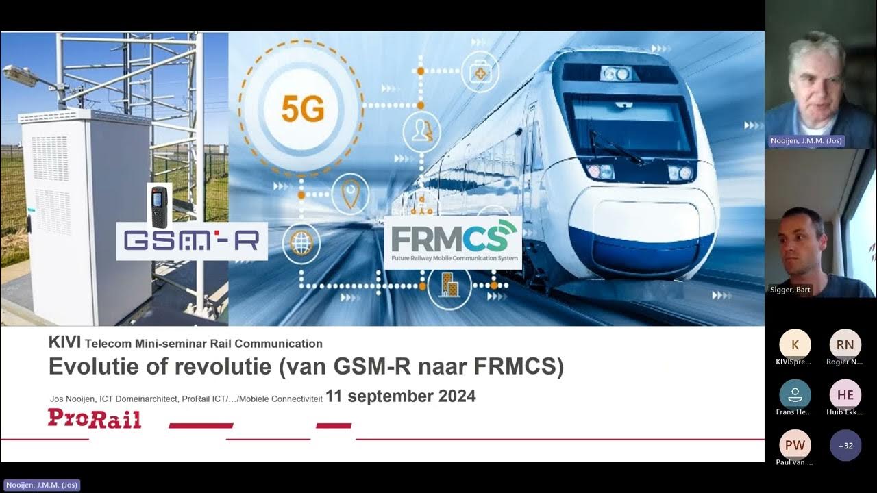 Miniseminar Telecom: Rail Communication - Evolutie van GSM-R naar FRMCS - YouTube