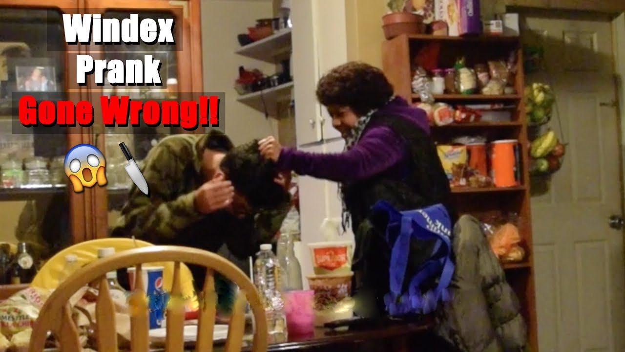 DRINKING WINDEX PRANK!! (Explicit) - YouTube