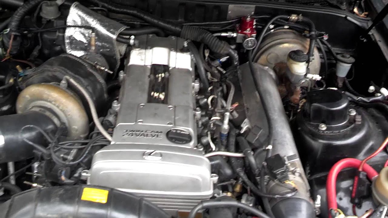 Cold start 2jz mk3 supra - YouTube