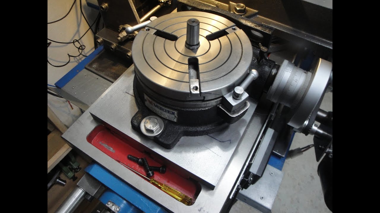 Rotary Table T-Slots part third.. - YouTube