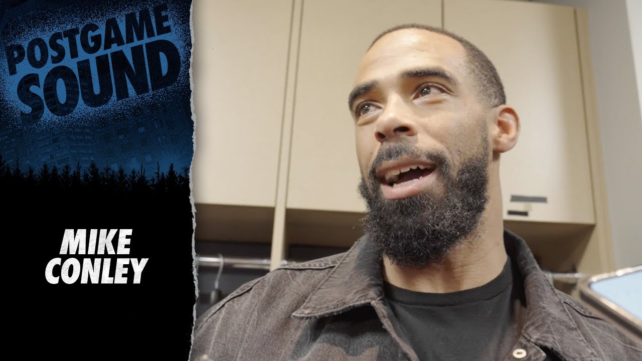 "It Was Definitely A Playoff Atmosphere." | Mike Conley Postgame Sound ...