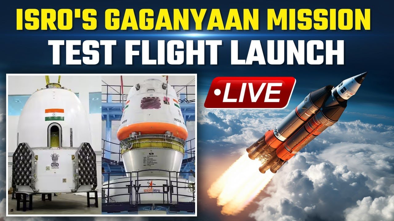 LIVE: ISRO set to launch first test flight (TV-D1 Flight Test) from ...