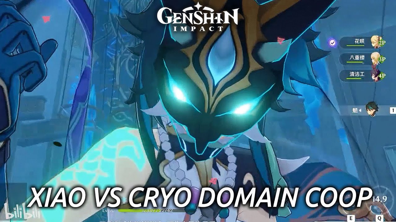 LV 90 XIAO VS CRYO DOMAIN COOP GAMEPLAY | CBT 2 | GENSHIN IMPACT - YouTube