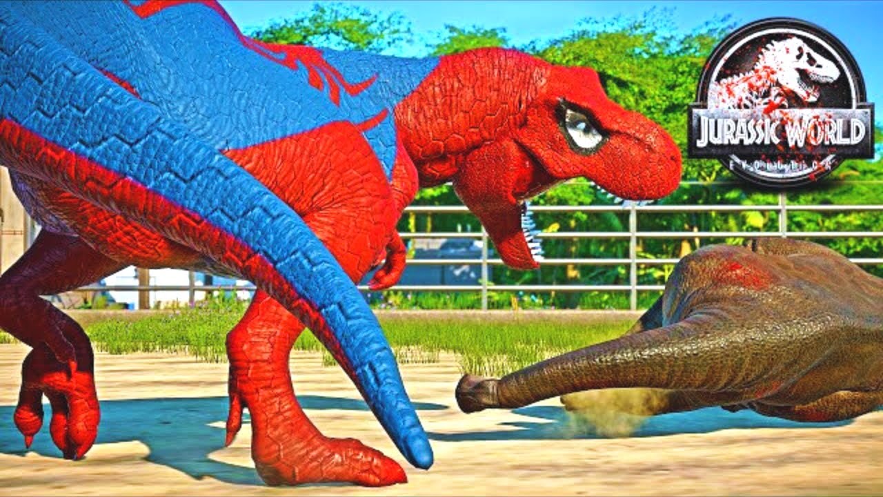 Spider T-rex vs Spider I-rex. 🦖🔥 The Battle of Dinosaurs Park.🌎🦕🦖 - YouTube