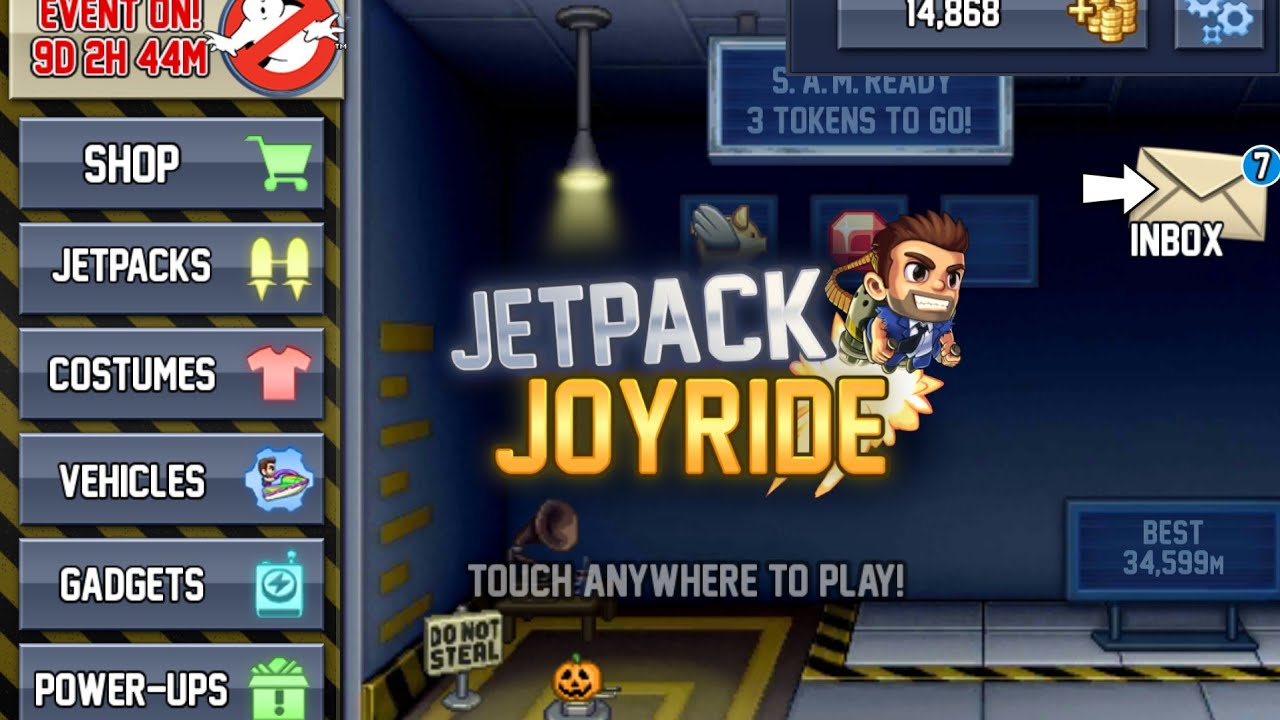 Jetpack Joyride - Playing With Bluetooth Xbox Controller - YouTube