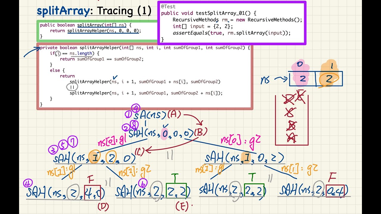 [HD] EECS2101X W25 - 2025-01-14 - Recursion (Part 1), splitArray ...