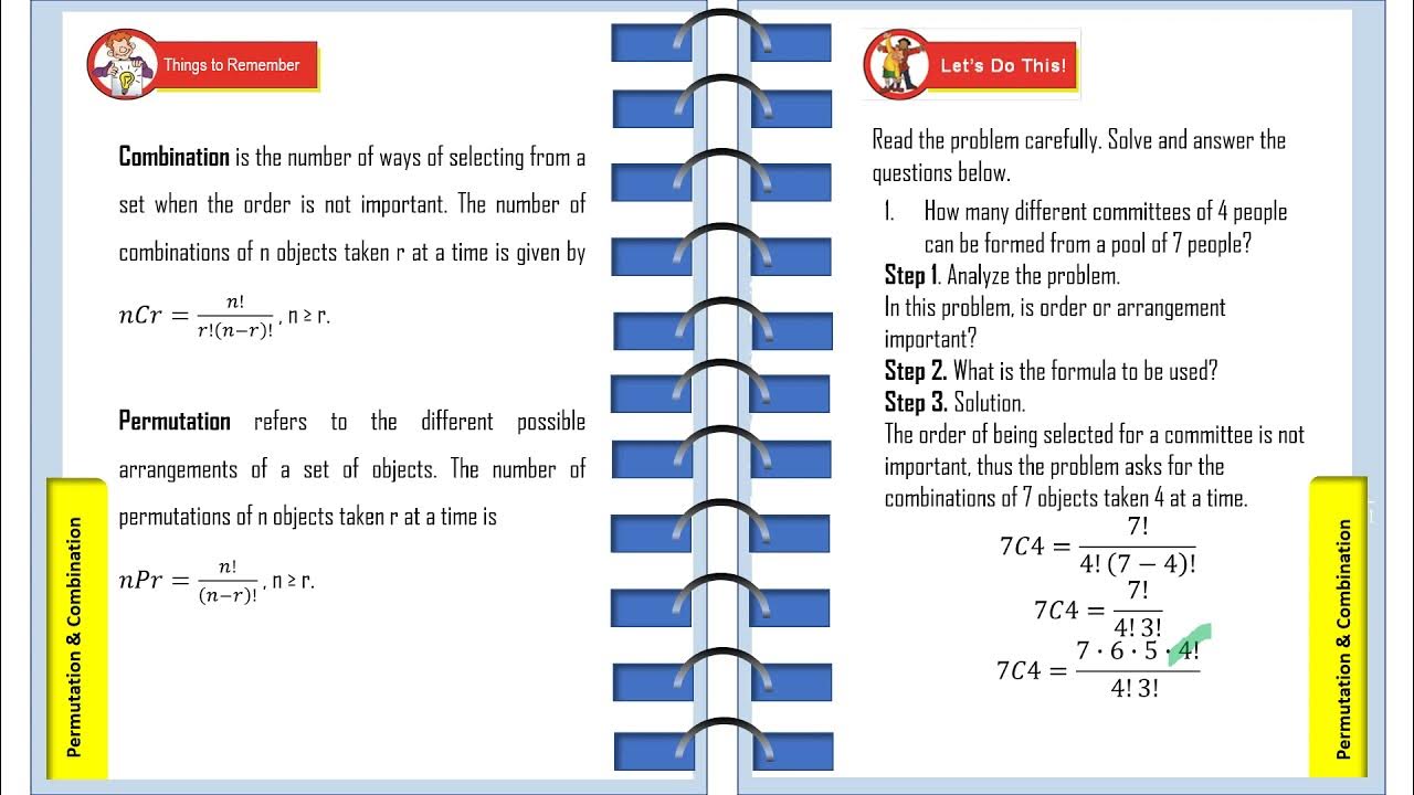 How to solve problems involving PERMUTATIONS & COMBINATIONS? - YouTube