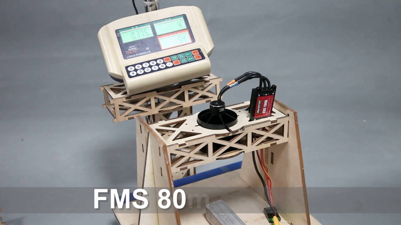 Thrust of FMS EDF Units - YouTube
