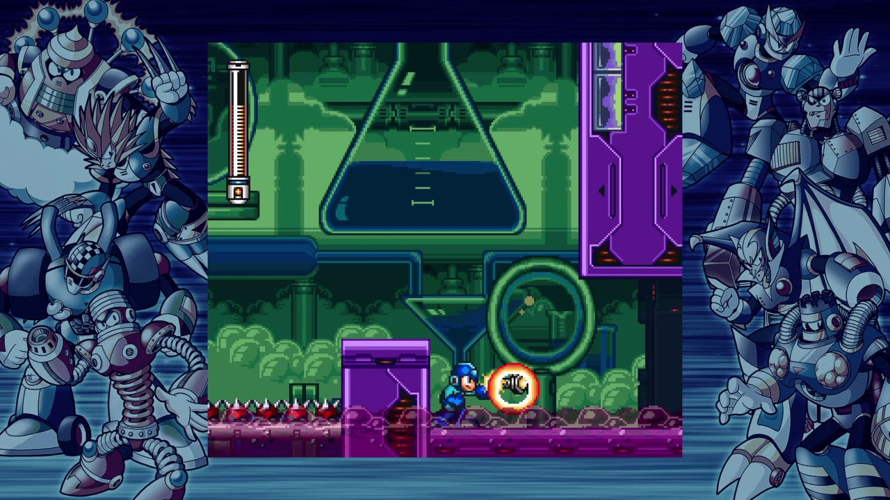 Mega Man 7 - Burst Man stage + Boss fight - YouTube