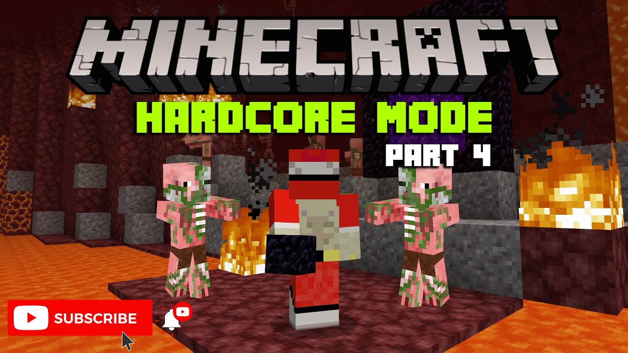 Minecraft: GOING INTO THE NETHER!!! SCARY! - YouTube