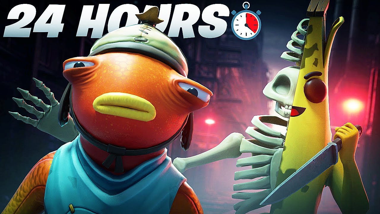 I Survived 24 HOURS With BANANAS... - YouTube