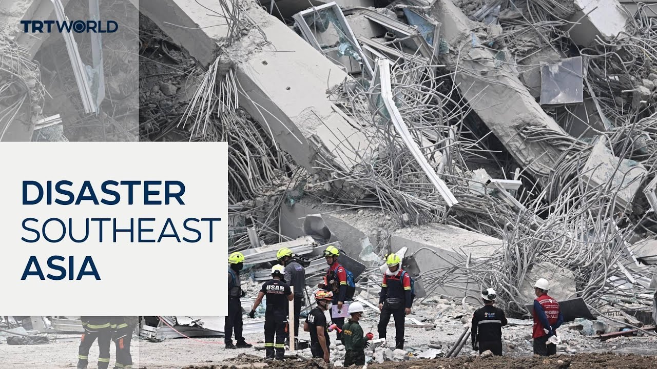 Southeast Asia faces devastation from collapse and earthquake - YouTube