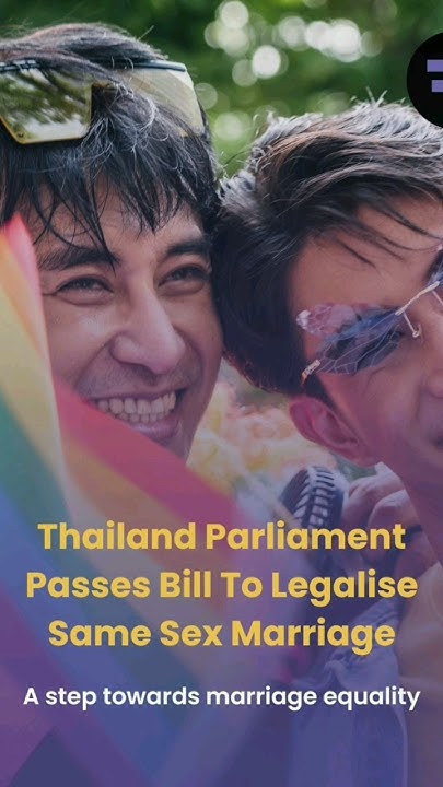 Thailand to legalize same-sex marriage #music #lgtbq #awareness #love # ...