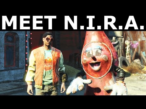 Fallout 4 Nuka World - Meet NIRA In Nuka Town USA - YouTube