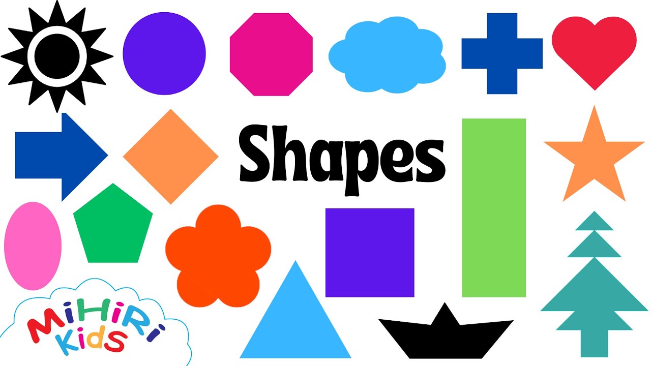 Shapes Names With Pictures - Learning For Children - Learn at Home ...