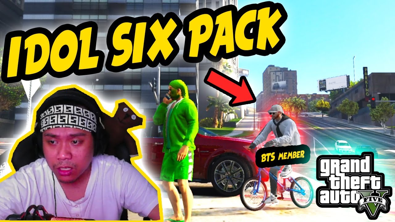 IDIOL SIX PACK ko na membro ng BTS | GTA 5 ROLEPLAY | PRESTIGE RP - YouTube
