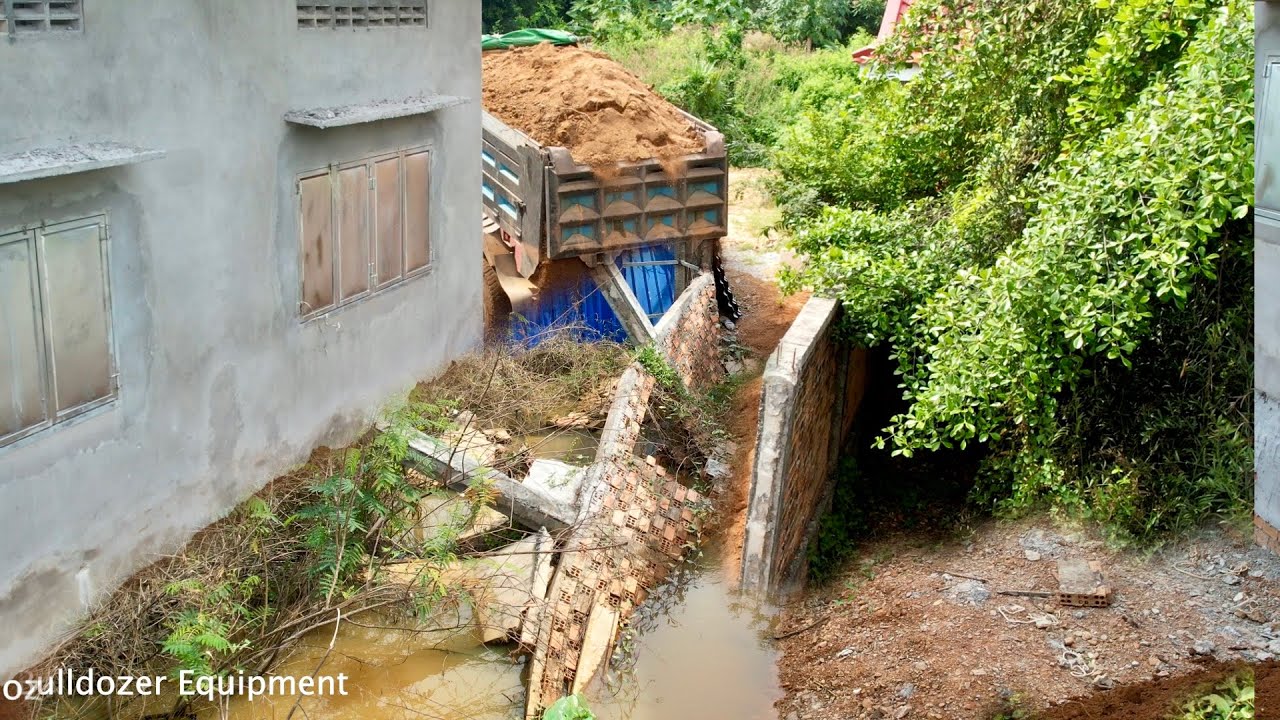 The technique of dropping and Pushing Soil to remove Water from schools ...