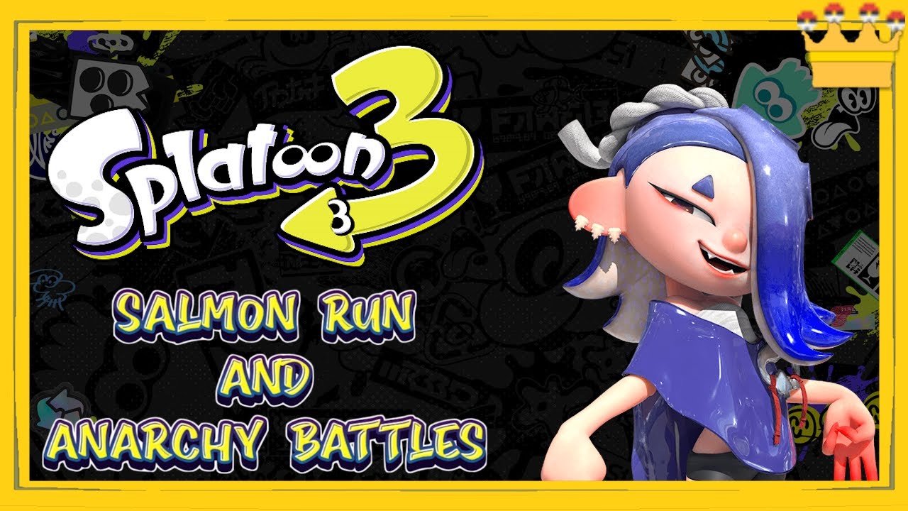 Splatoon 3 - Salmon Run and Anarchy Battles with PRO SPLATTERS! - YouTube