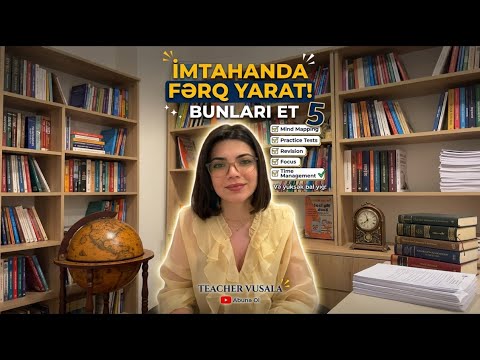 İmtahana gedən hər kəsə qızıl kimi məsləhətlər , #teachervusala #imtahan # buraxiliş #exam # otk