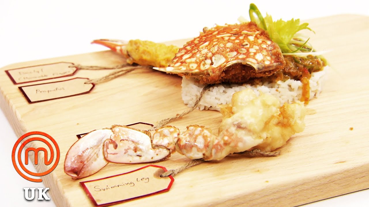 Crab Anatomy on a Dissecting Board? | MasterChef UK | MasterChef World ...